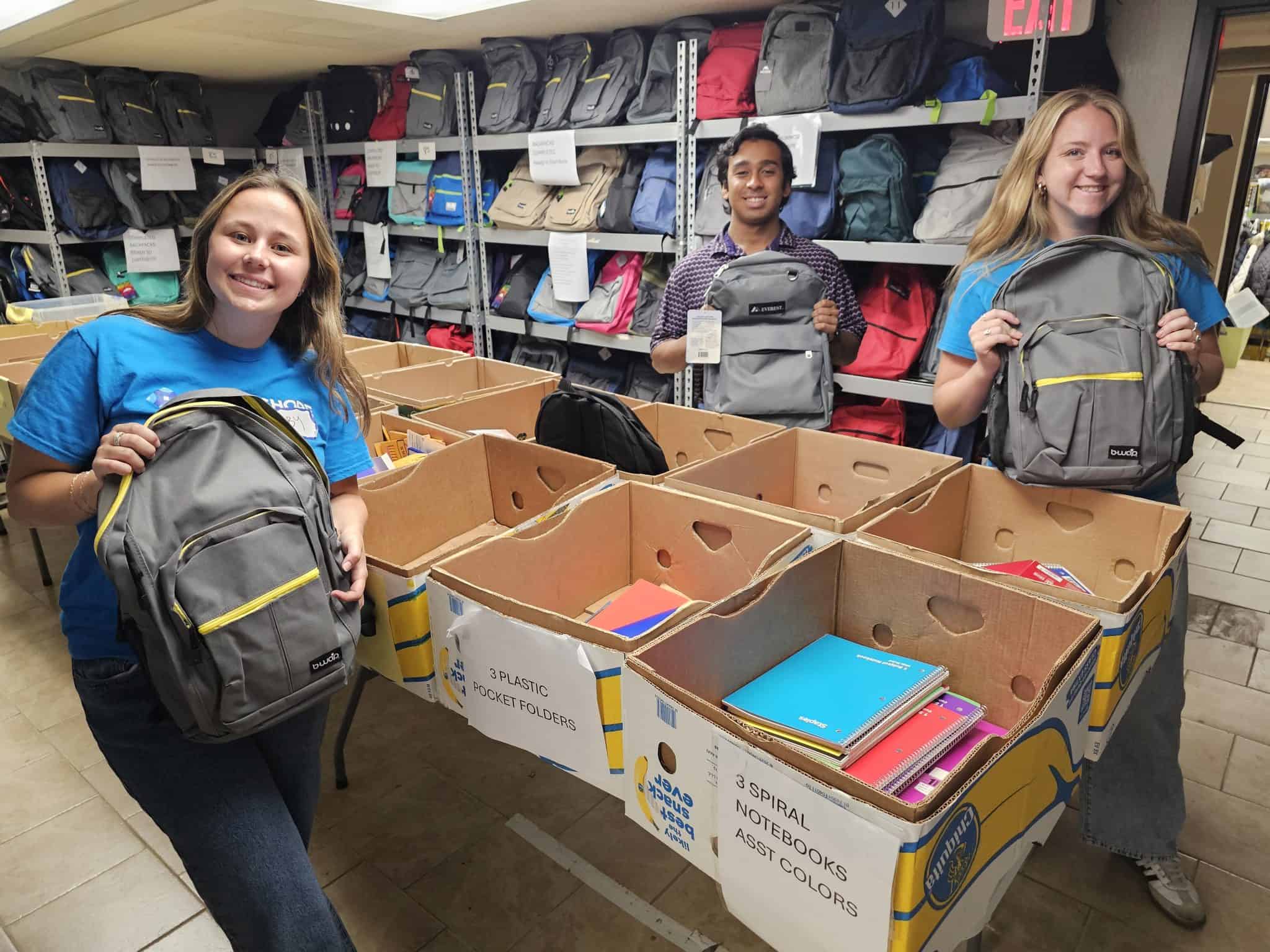 950 Local Students Receive Free Backpacks - Interfaith Social Services